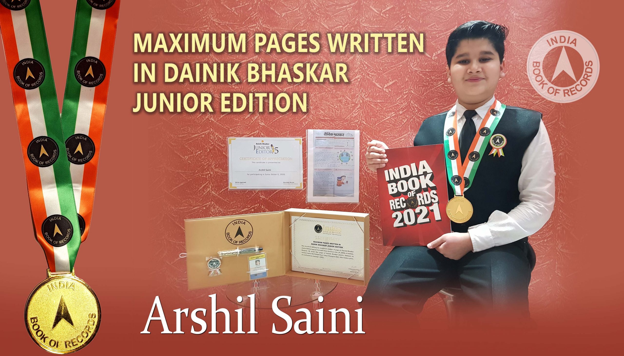 MAXIMUM PAGES WRITTEN IN DAINIK BHASKAR EDITION IBR