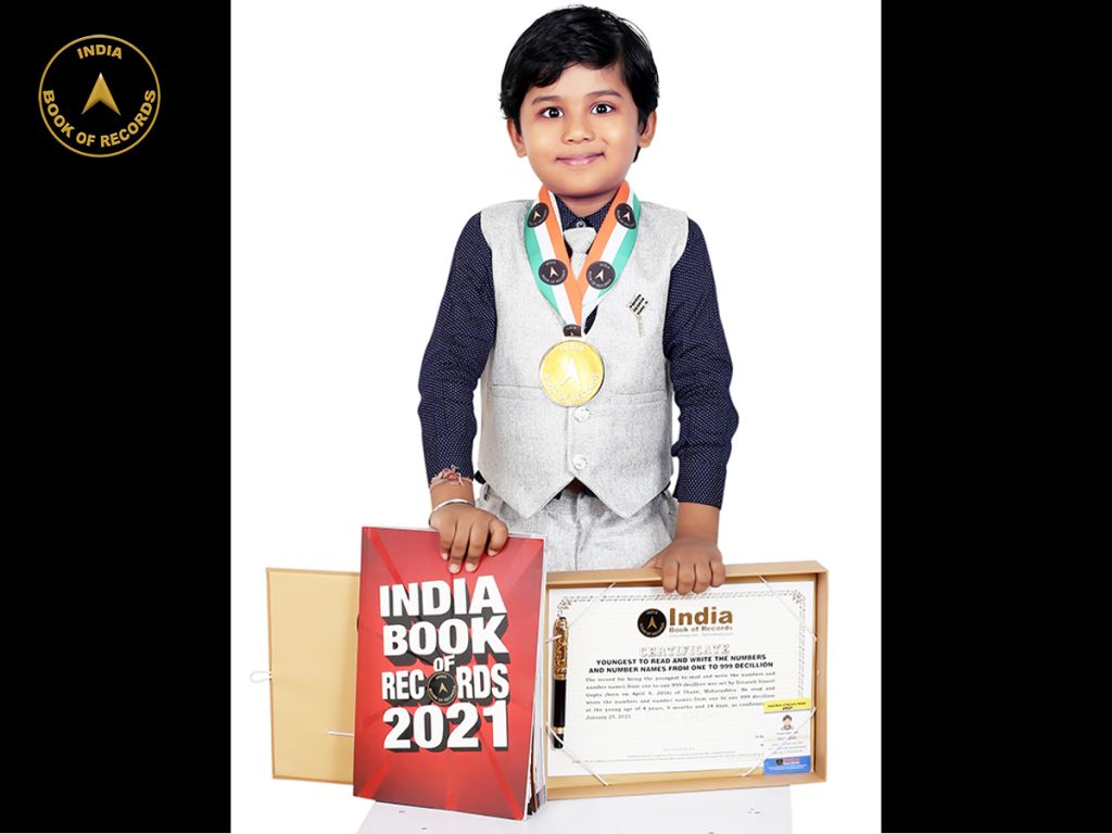 YOUNGEST TO READ AND WRITE THE NUMBERS AND NUMBER NAMES FROM ONE TO 999 ...