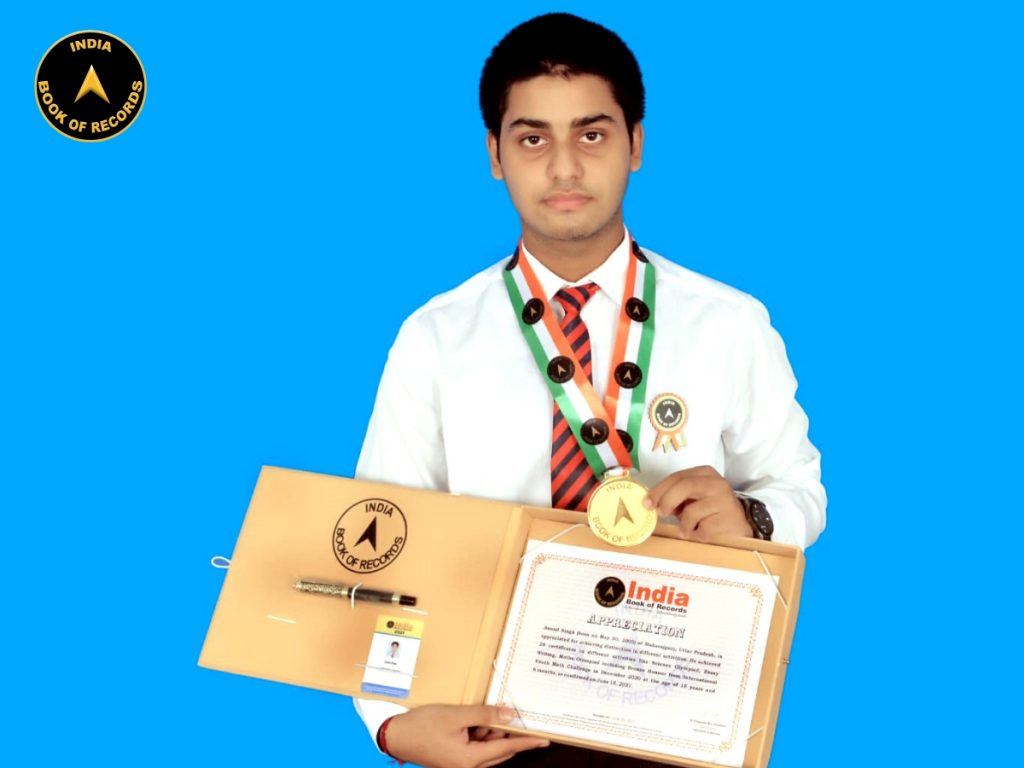 Anand Singh - Appreciation - India Book of Records
