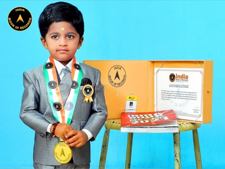 K.S Prajith - Appreciation - India Book of Records