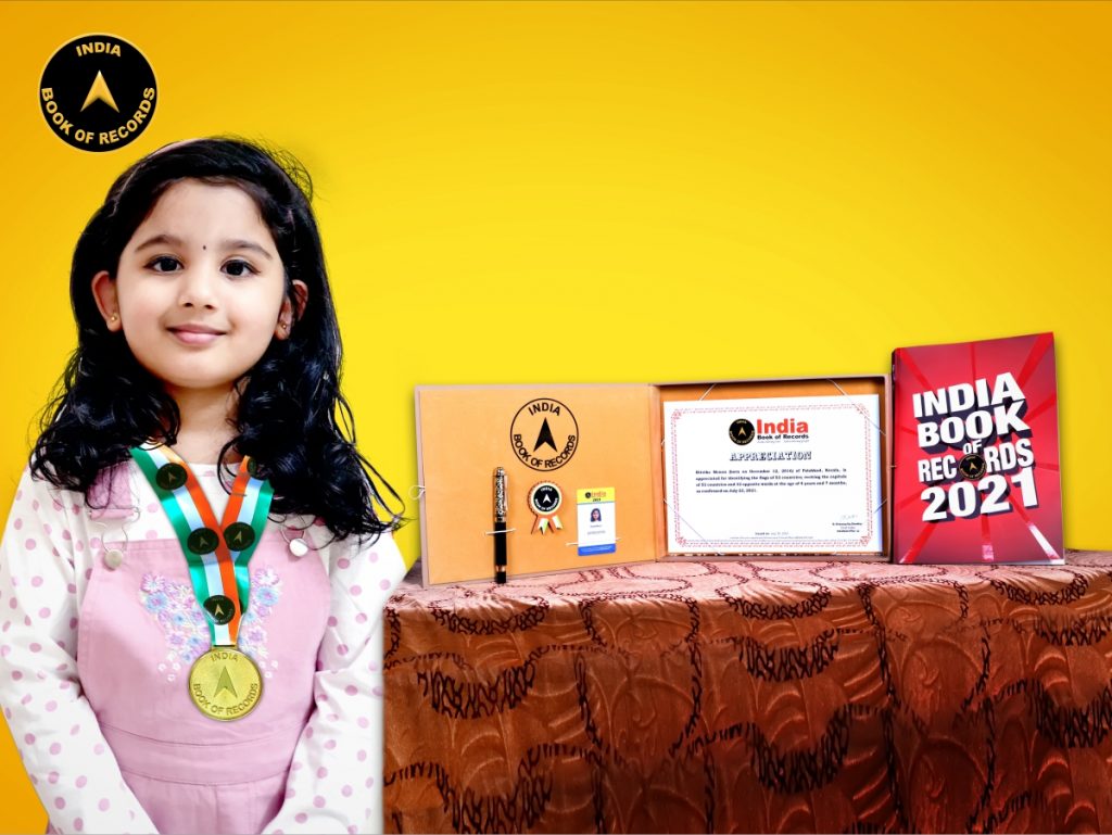 Ritvika Menon - Appreciation - India Book of Records