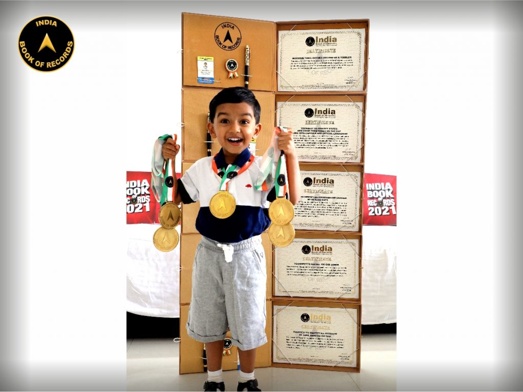 Youngest to recall 100 car logos - India Book of Records