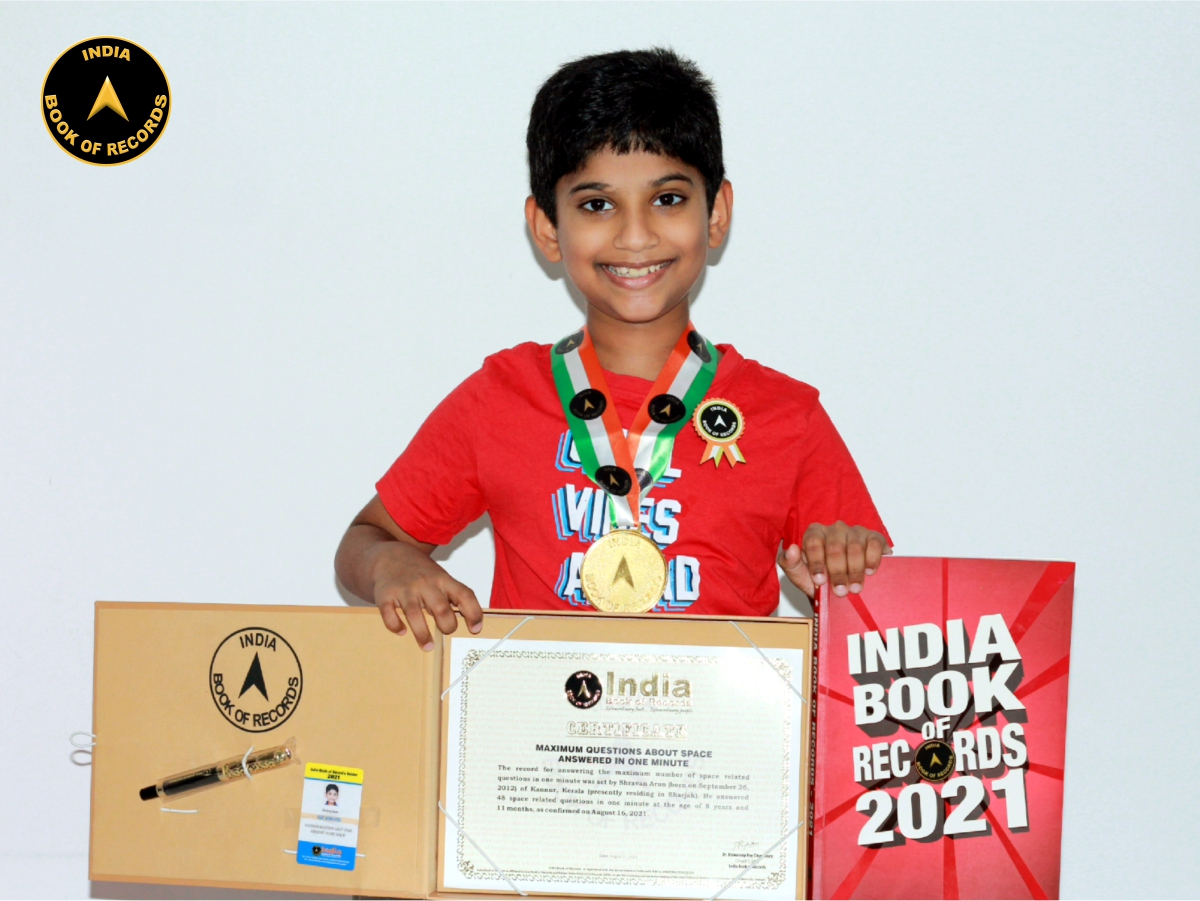 Maximum ions About Space Answered In One Minute India Book Of