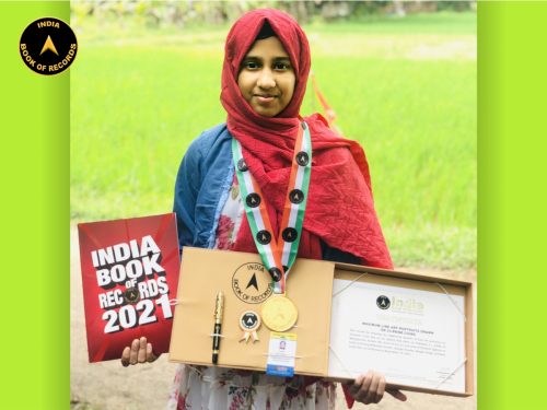 Maximum line art portraits drawn on 25-paise coins - India Book of Records