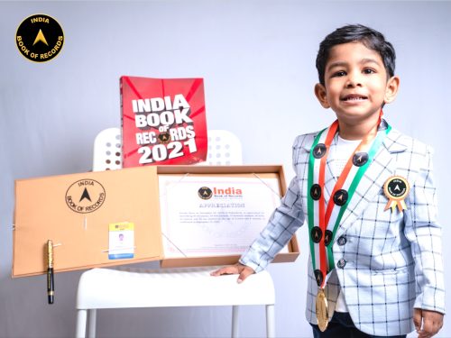Aarush - Appreciation - India Book of Records