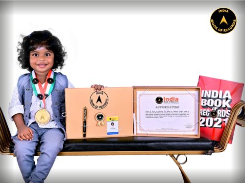 Arjun M. - Appreciation - India Book of Records