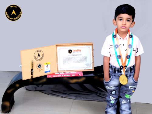 Dakshith V. M. - Appreciation - India Book of Records