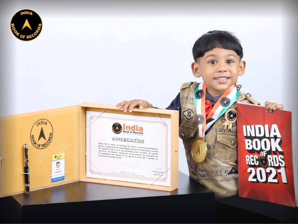Dhyan Dev A - Appreciation - India Book of Records