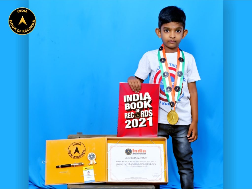 Jaswanth Raj - Appreciation - India Book of Records