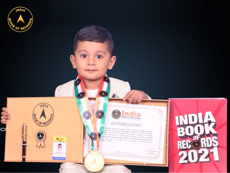 Ayaan Mohammad - Appreciation - India Book of Records
