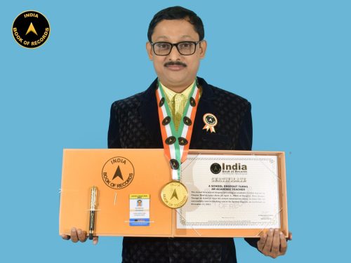 A school dropout turns an academic teacher - India Book of Records
