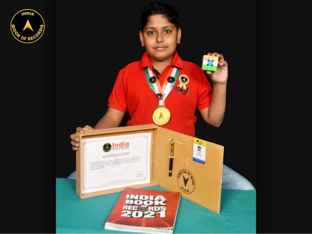 Akshat Jhanwar - Appreciation - India Book of Records