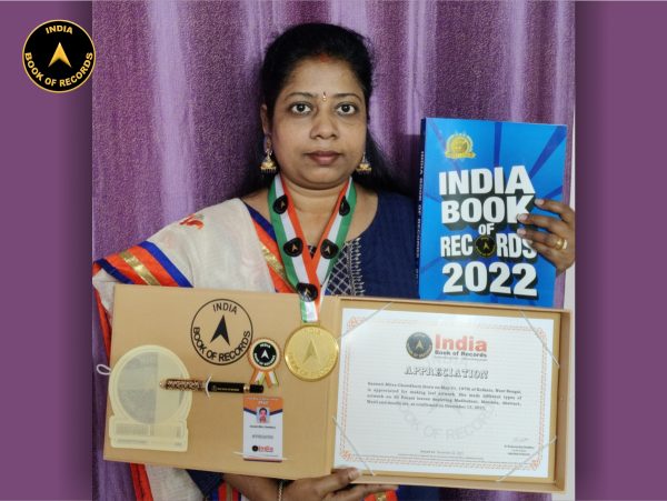 Saswati Mitra Chowdhury - Appreciation - India Book of Records