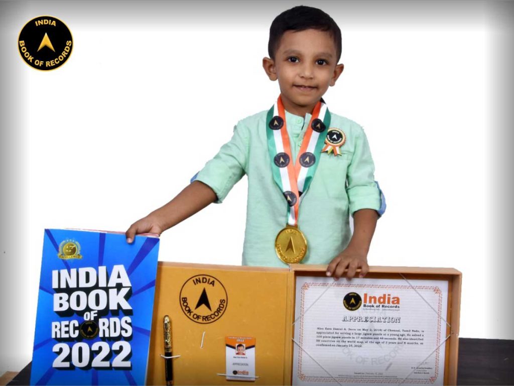 Alan Ezra Daniel A - Appreciation - India Book of Records