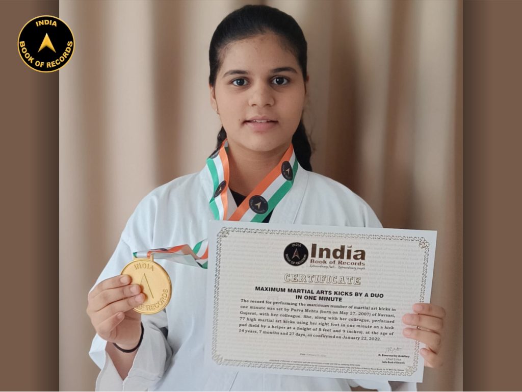 Maximum martial arts kicks by a duo in one minute - IBR