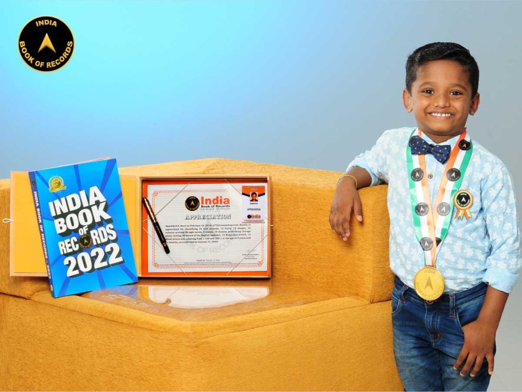 Saatwik S.S. - Appreciation - India Book of Records