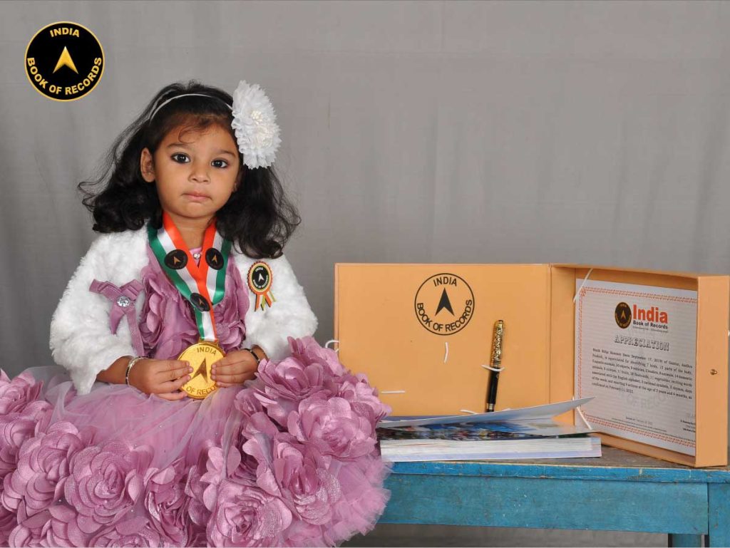 Shaik Rifqa Kaunain - Appreciation - India Book of Records