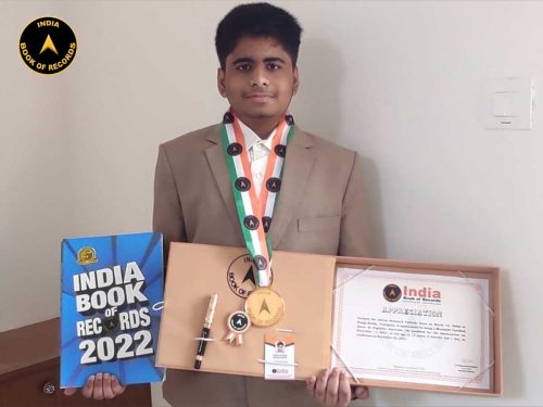 Venkata Sai Aditya Hemnath Vellanki - Appreciation - India Book of Records