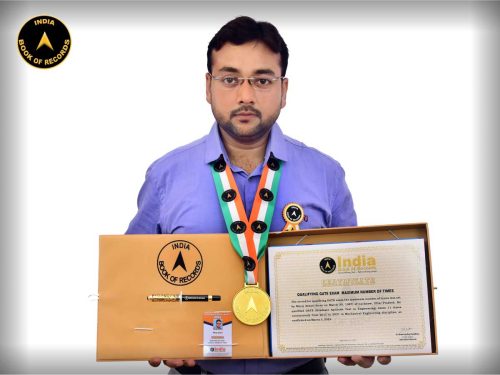 Qualifying GATE exam maximum number of times - India Book of Records Qualifying GATE exam maximum number of times - India Book of Records