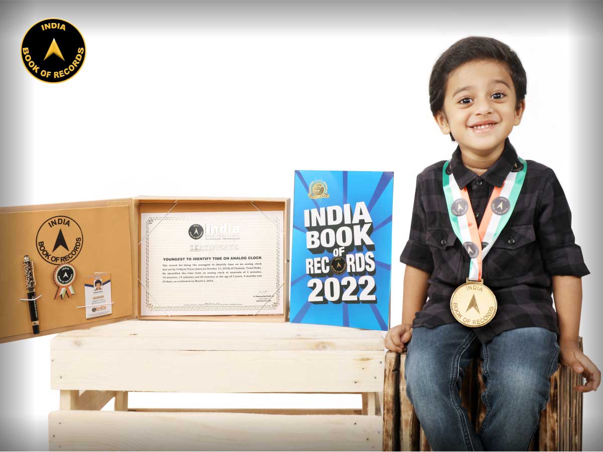Youngest To Identify Time On Analog Clock IBR