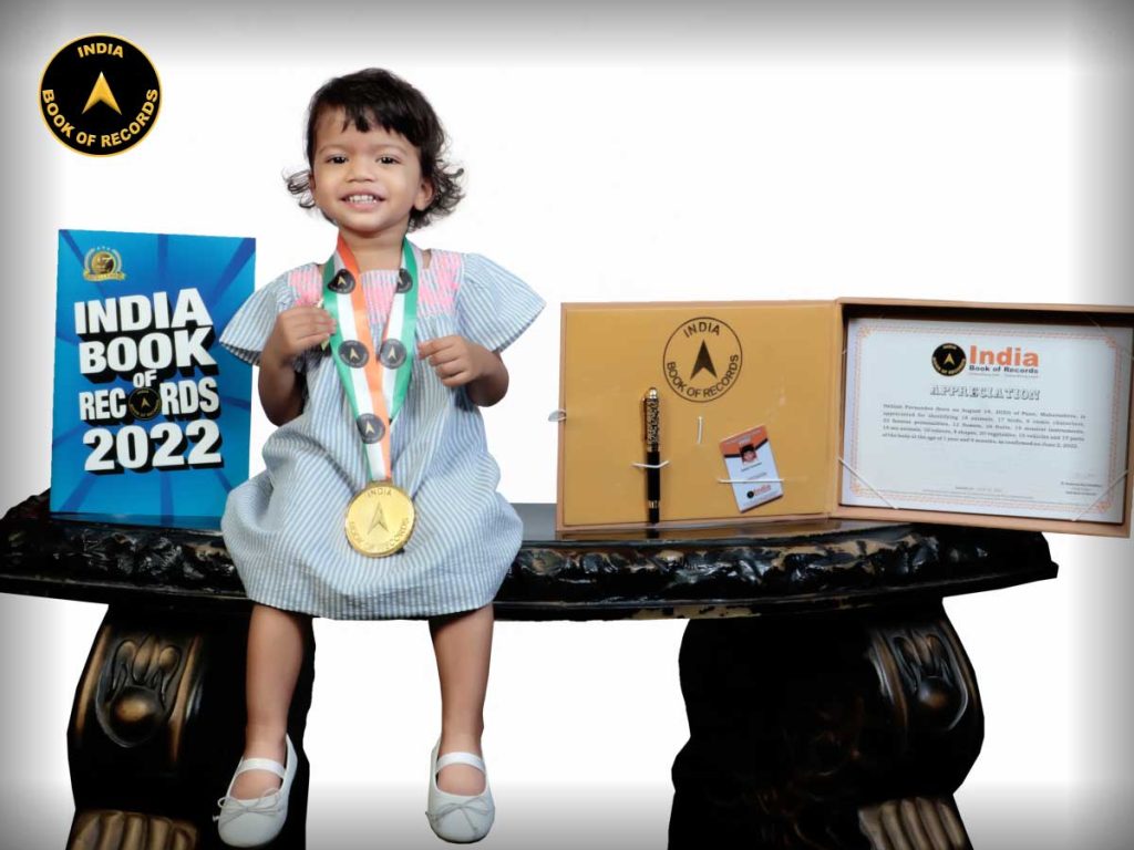 Delilah Fernandes - Appreciation - India Book of Records