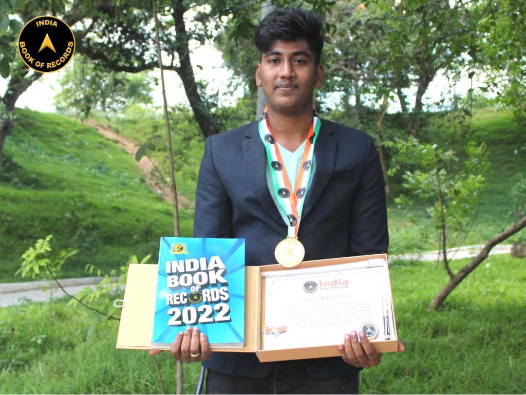 Sathya R - Appreciation - India Book of Records