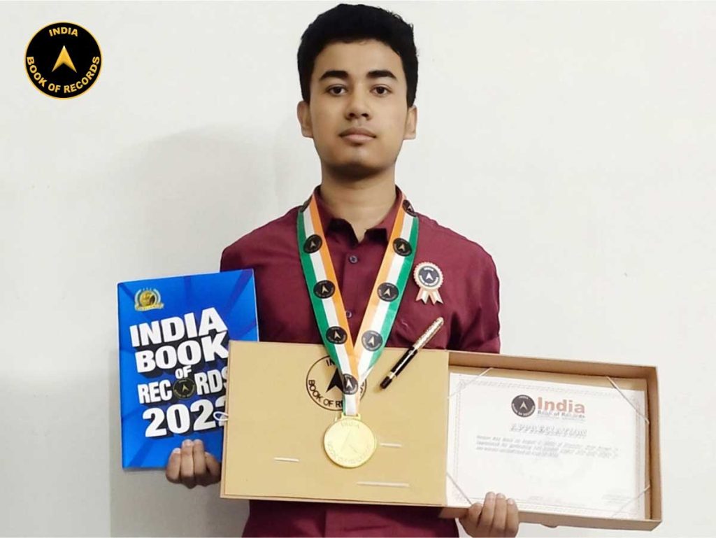 Gourav Roy - Appreciation - India Book of Records Gourav Roy - Appreciation - India Book of Records