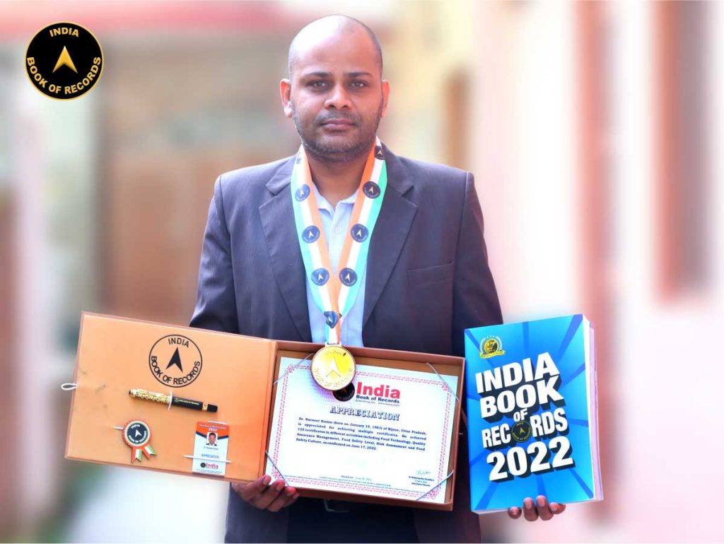 Dr. Navneet Kumar - Appreciation - India Book of Records Dr. Navneet Kumar - Appreciation - India Book of Records