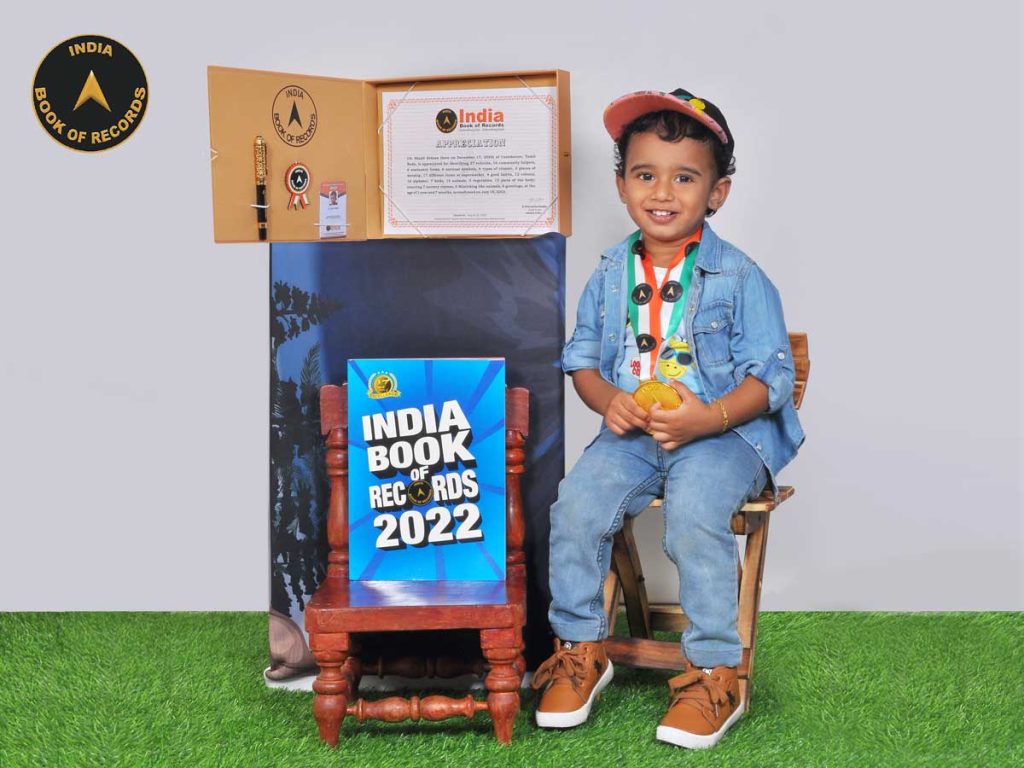 I.S. Shazil Zehaan – Appreciation - India Book of Records