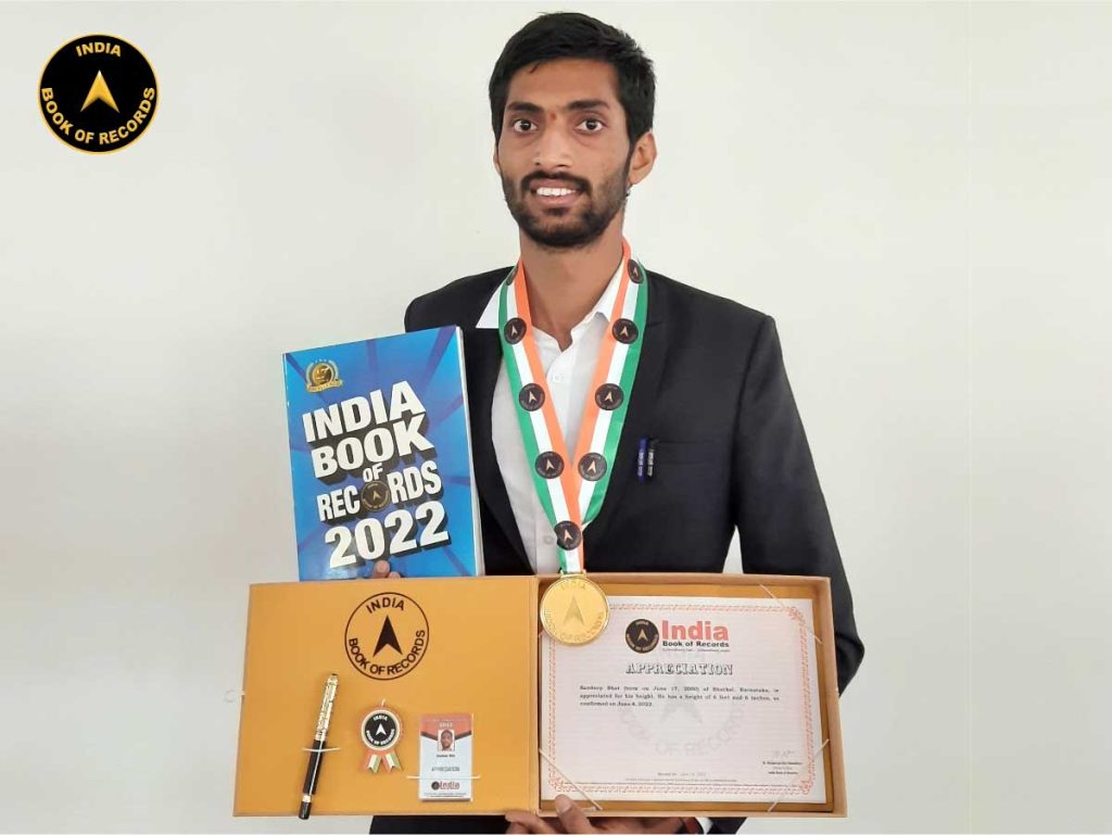 Sandeep Bhat - Appreciation - India Book of Records