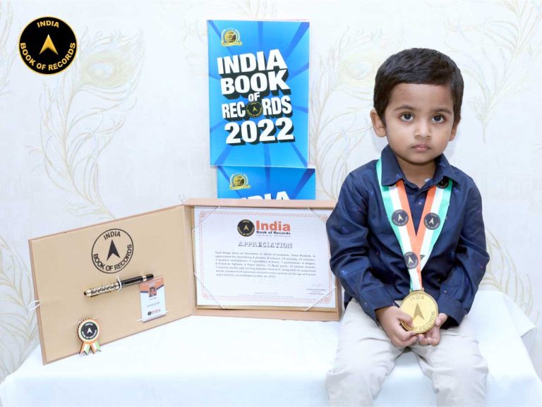 Yash Singh - Appreciation - India Book of Records