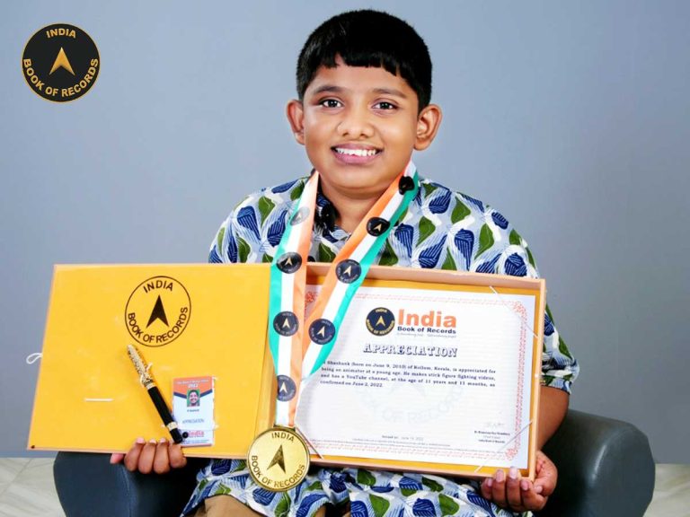 R Shashank - Appreciation - India Book of Records