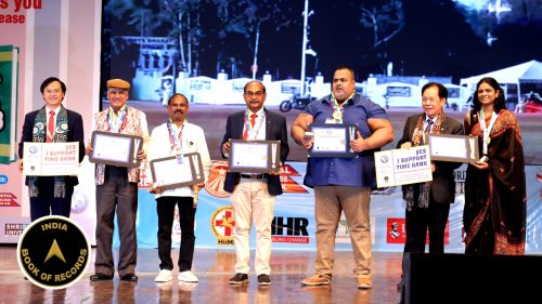 Honouring Record holders at 4th world record holders meet - India Book ...