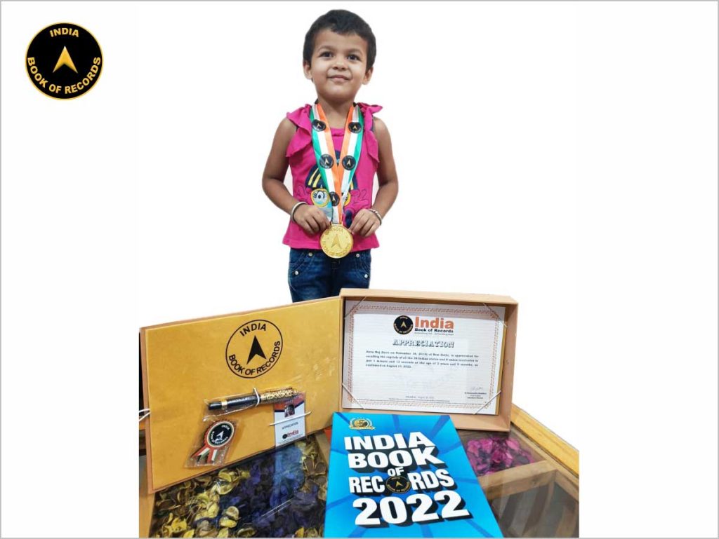 Keva Raj - Appreciation - India Book of Records