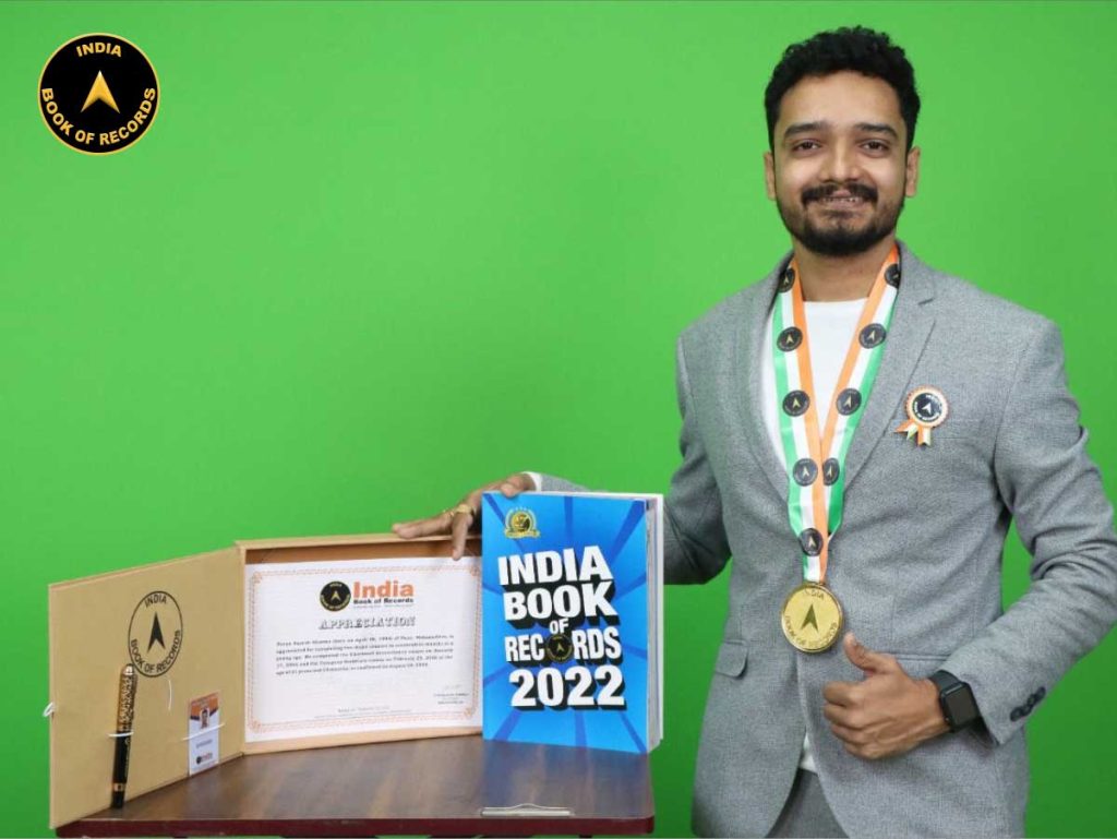 Pavan Suresh Sharma - Appreciation - India Book of Records