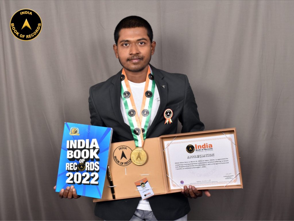 Abhijit Sahoo - Appreciation - India Book of Records