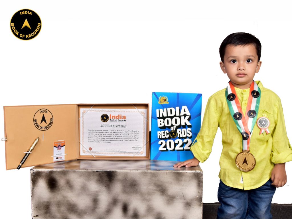 Arpan Patra - Appreciation - India Book of Records Arpan Patra - Appreciation - India Book of Records
