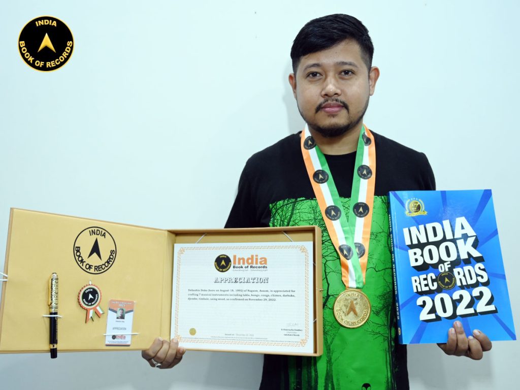 Debashis Deka - Appreciation - India Book of Records