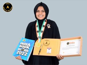 Shifana A. P - Appreciation - India Book of Records