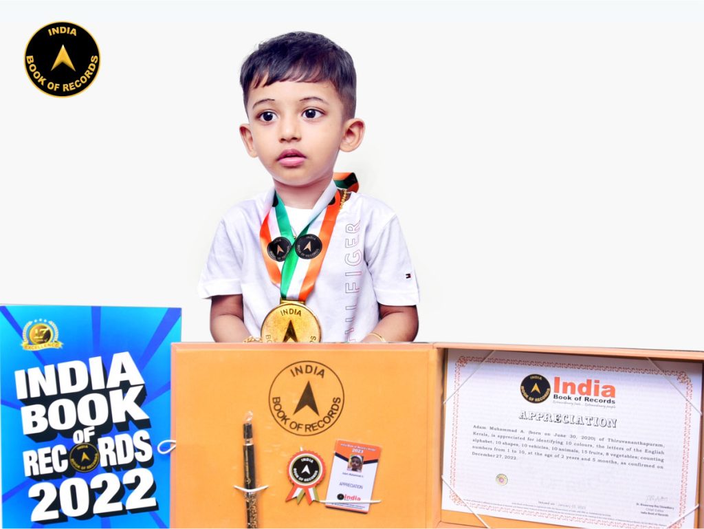 Adam Muhammad A. - Appreciation - India Book of Records