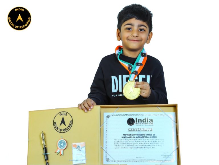 Fastest kid to recite names of dinosaurs in alphabetical order - India ...