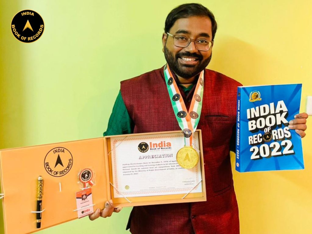 Joydeep Bhattacharjee - Appreciation - India Book of Records