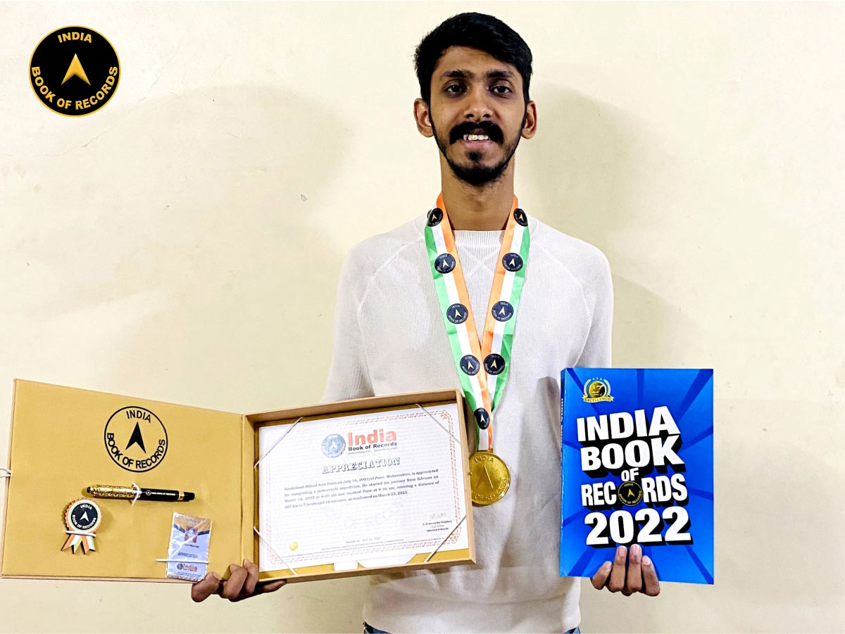 Hrishikesh Milind Nale - Appreciation - India Book of Records