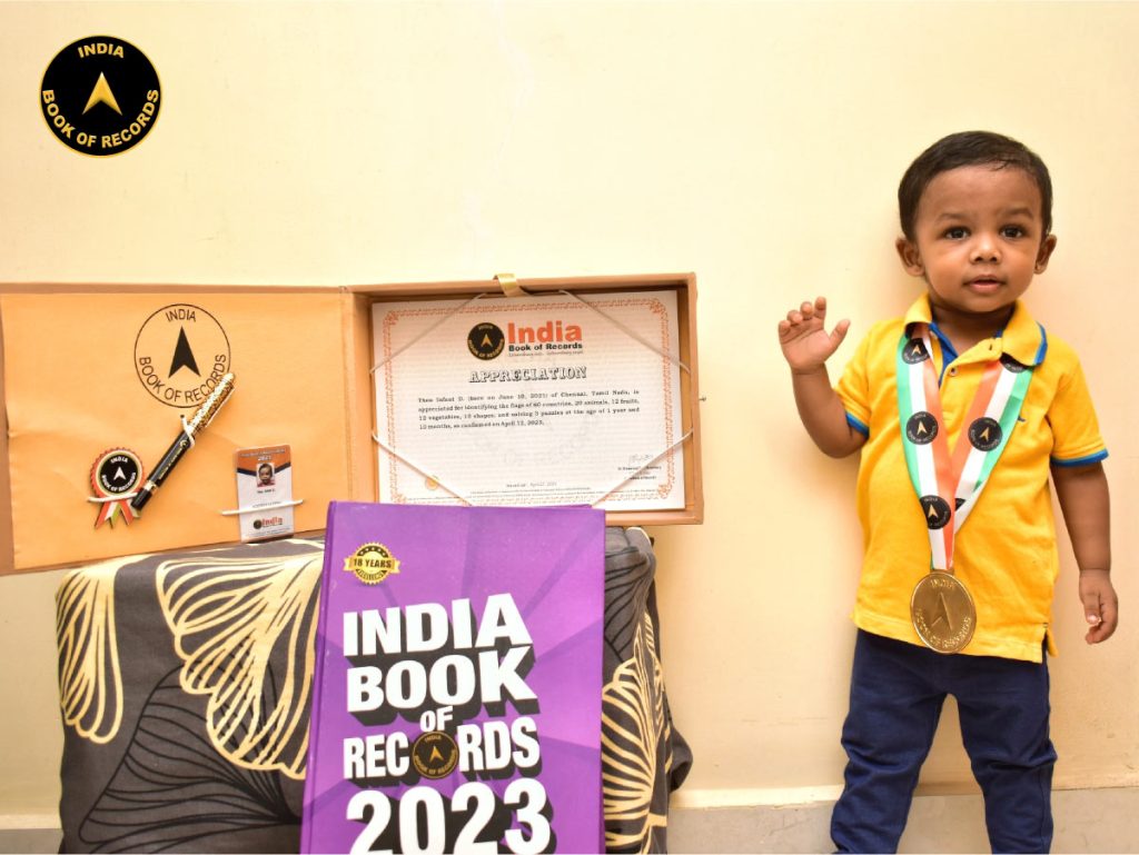 Theo Infant D. - Appreciation - India Book of Records