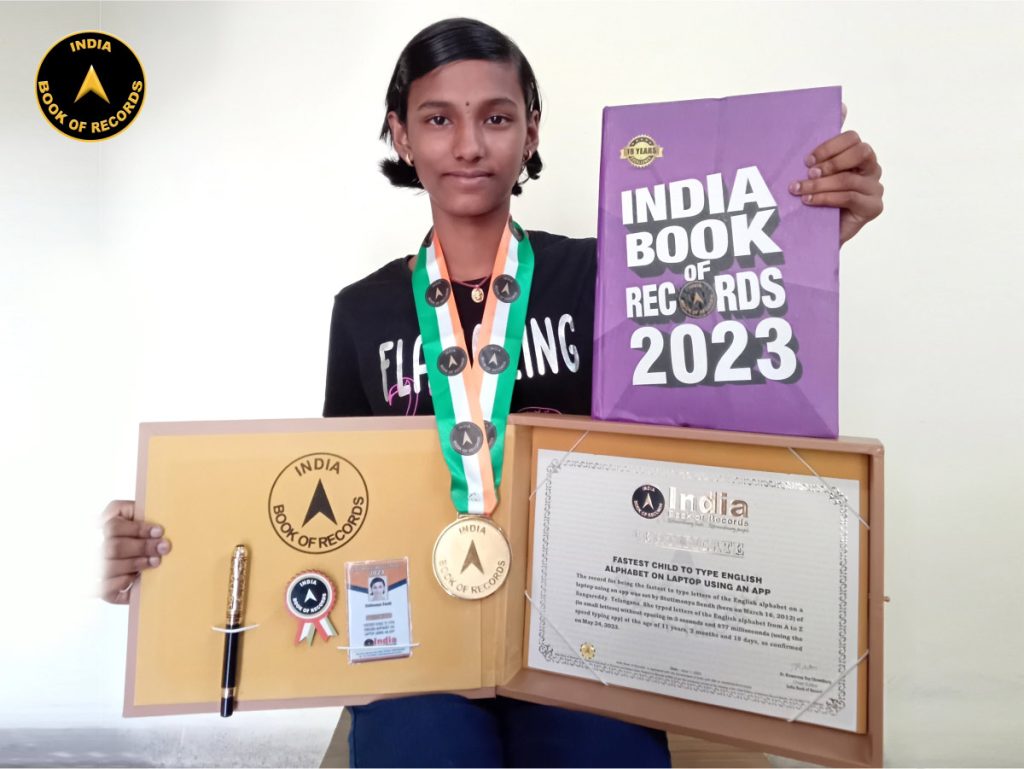 Fastest child to type English alphabet on laptop using an app - India ...