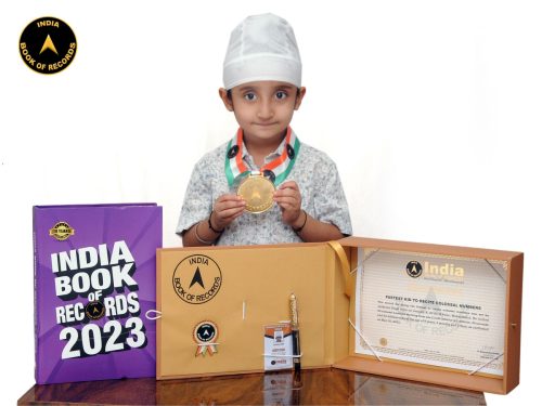 Fastest kid to recite colossal numbers - India Book of Records