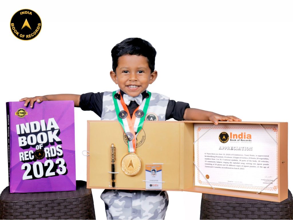 A. Viyan - Appreciation - India Book of Records