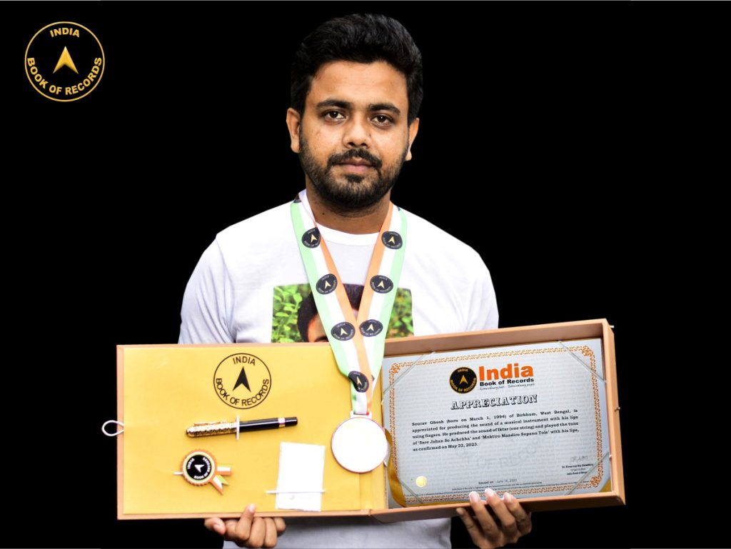 Sourav Ghosh - Appreciation - India Book of Records