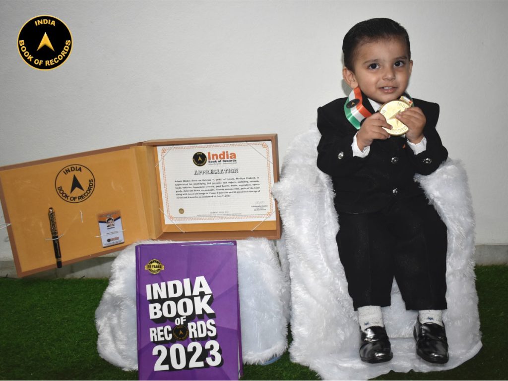 Advait Mishra - Appreciation - India Book of Records