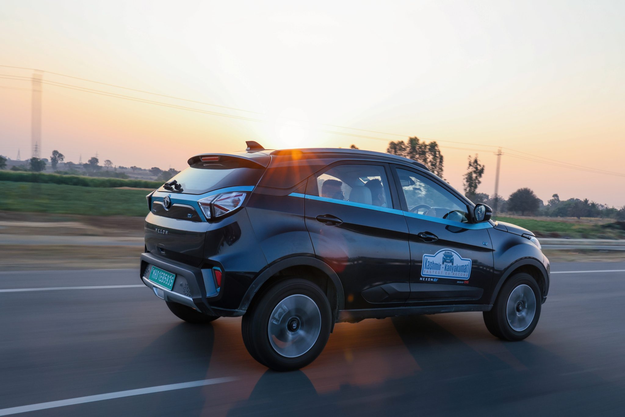 Fastest EV drive – 4003 km in 4 days - India Book of Records